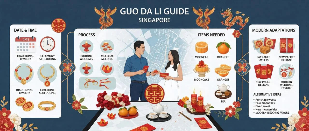 Guo Da Li (过大礼) Guide Singapore: Items, Costs & Traditions (2026) | Vows.sg